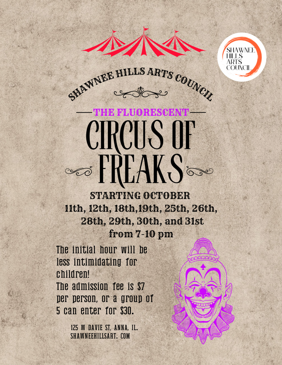 Haunted House: Circus of Freaks | Shawnee Hills Art Council