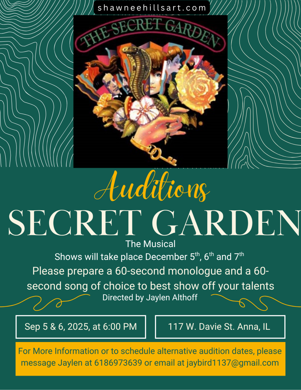 Auditions - The Secret Garden | Shawnee Hills Art Council